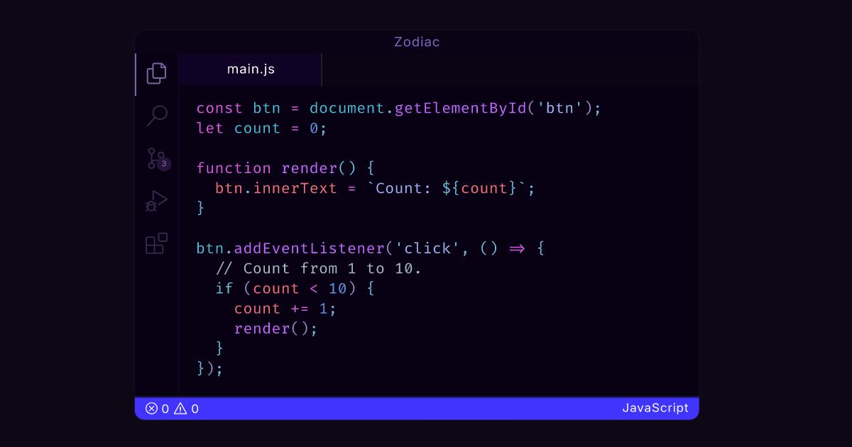 vscode-zodiac by Astral-o7 | VS Code Themes