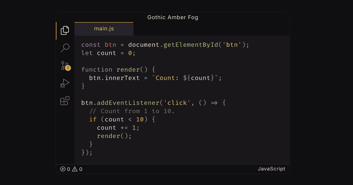 Midnight Coven: Gothic Theme Collection by Diyllan | VS Code Themes