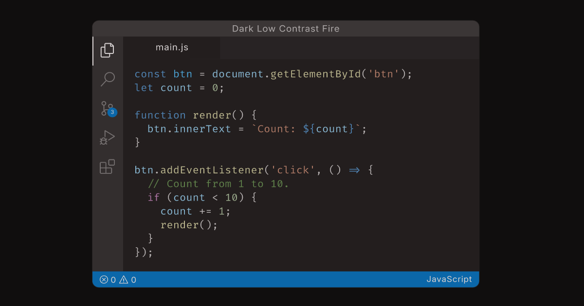 Dark Low Contrast Themes by Evgeniy Petukhov | VS Code Themes