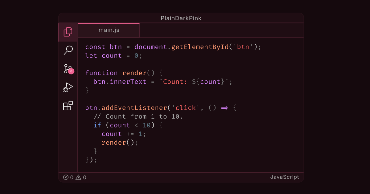 Plain Light/Dark Theme by PlainCatMoe | VS Code Themes