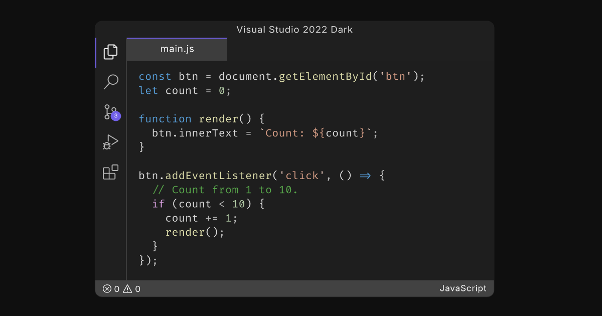 Dark Theme VS2022 by SoVoKaN | VS Code Themes