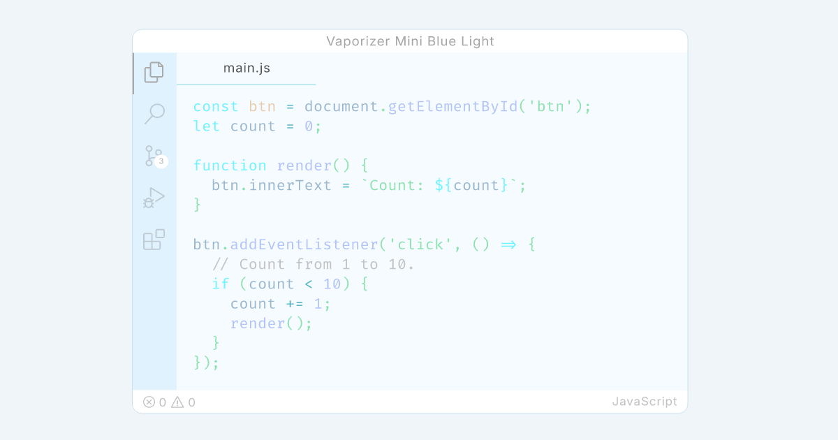 Vaporizer Dark & Light Themes by Vaporizer | VS Code Themes