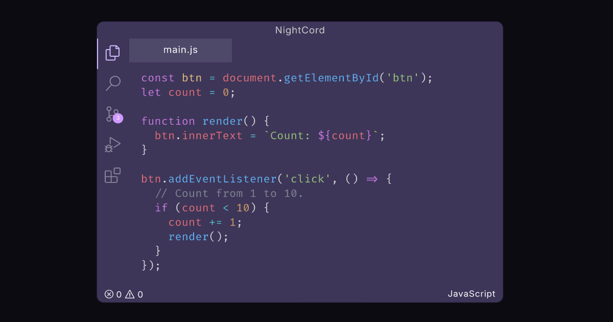 Nightcord VSCode Theme by ユキショップ | VS Code Themes