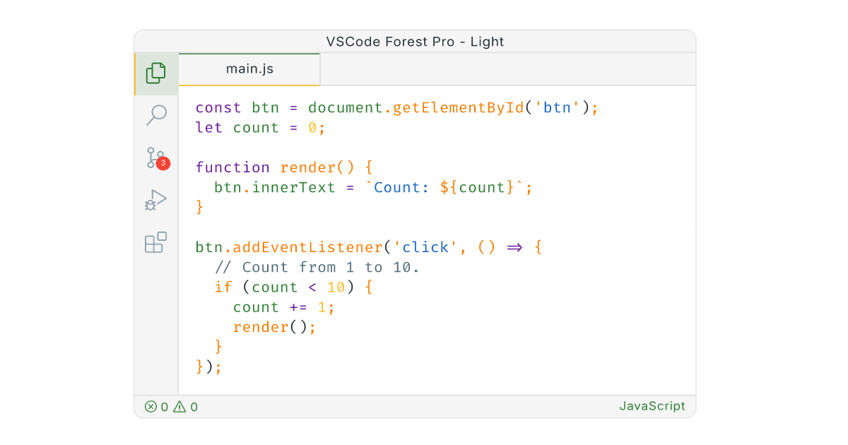 VSCode Forest Pro - Professional Nature Theme by akashbadole | VS Code ...