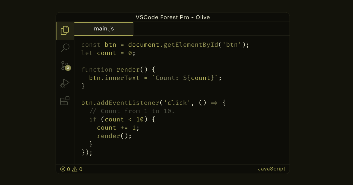 VSCode Forest Pro - Professional Nature Theme by akashbadole | VS Code ...