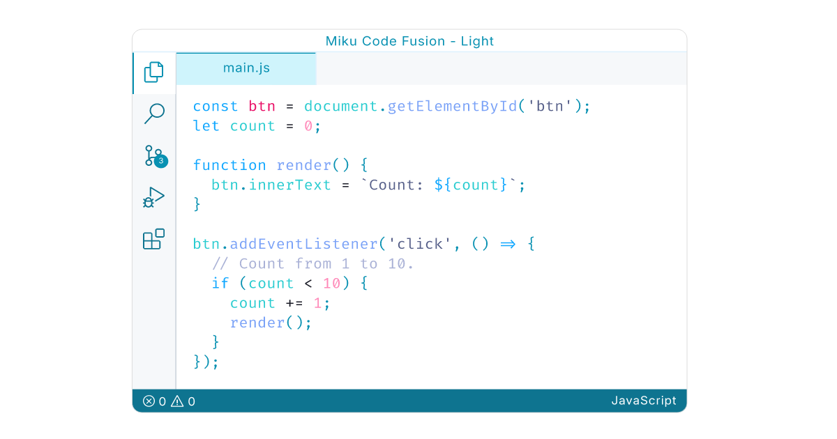 Miku Code by biglexj | VS Code Themes