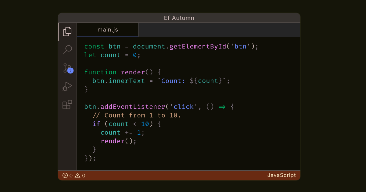 Ef (εὖ) themes for VSCode by bzy-debug | VS Code Themes