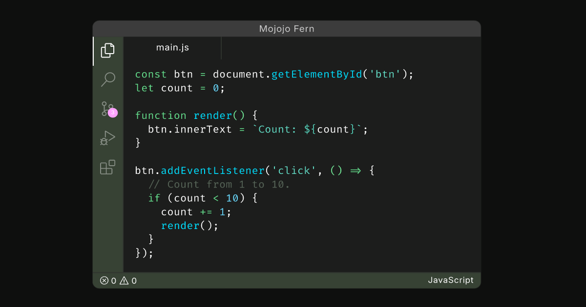 Mojojo by Christophe Eymard | VS Code Themes