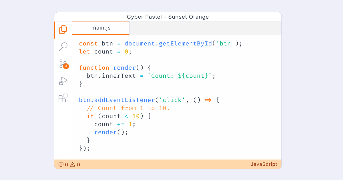 Cyber Pastel Theme Pack by cyber-pastel-themes | VS Code Themes