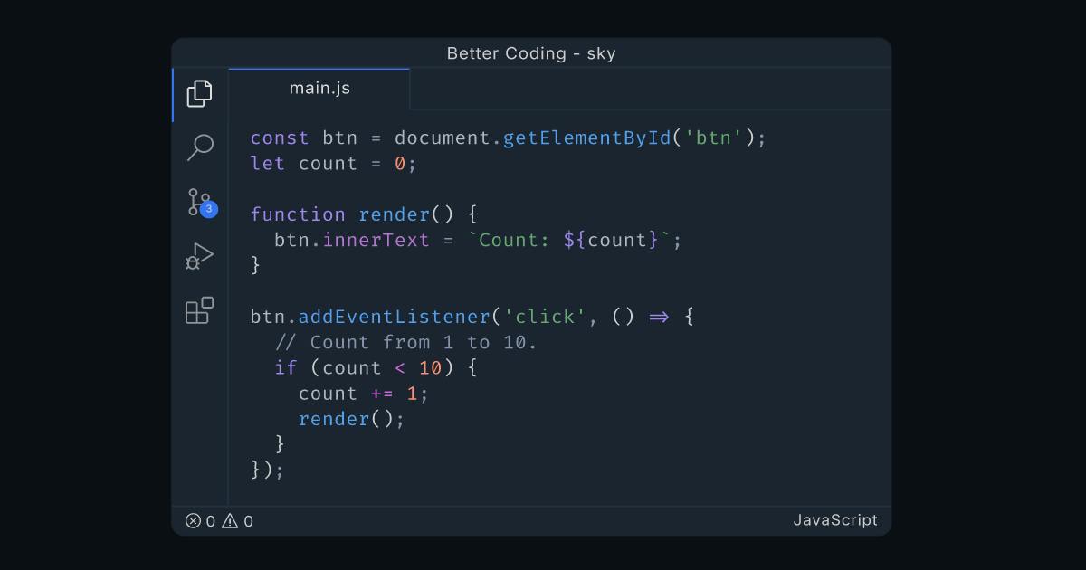 Better Coding Theme by Nicolas V. | VS Code Themes