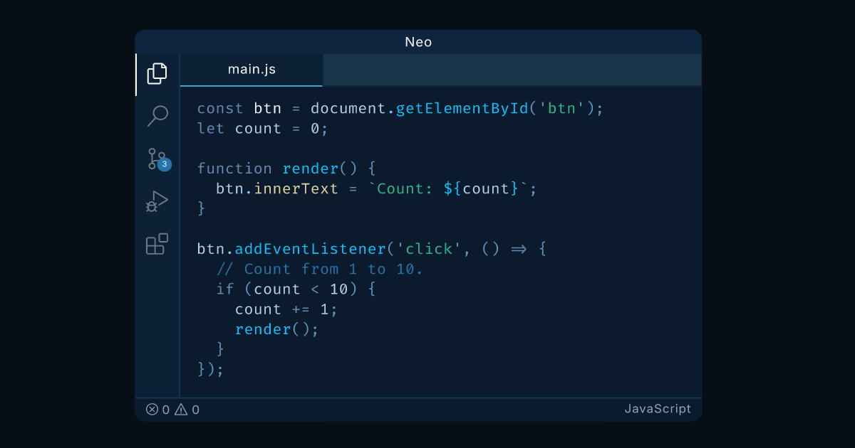 Neo Theme by Palash Mondal | VS Code Themes