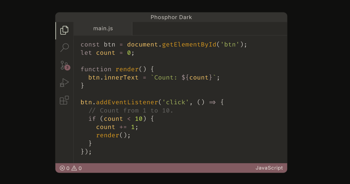 Phosphor Theme by Phosphor Icons | VS Code Themes