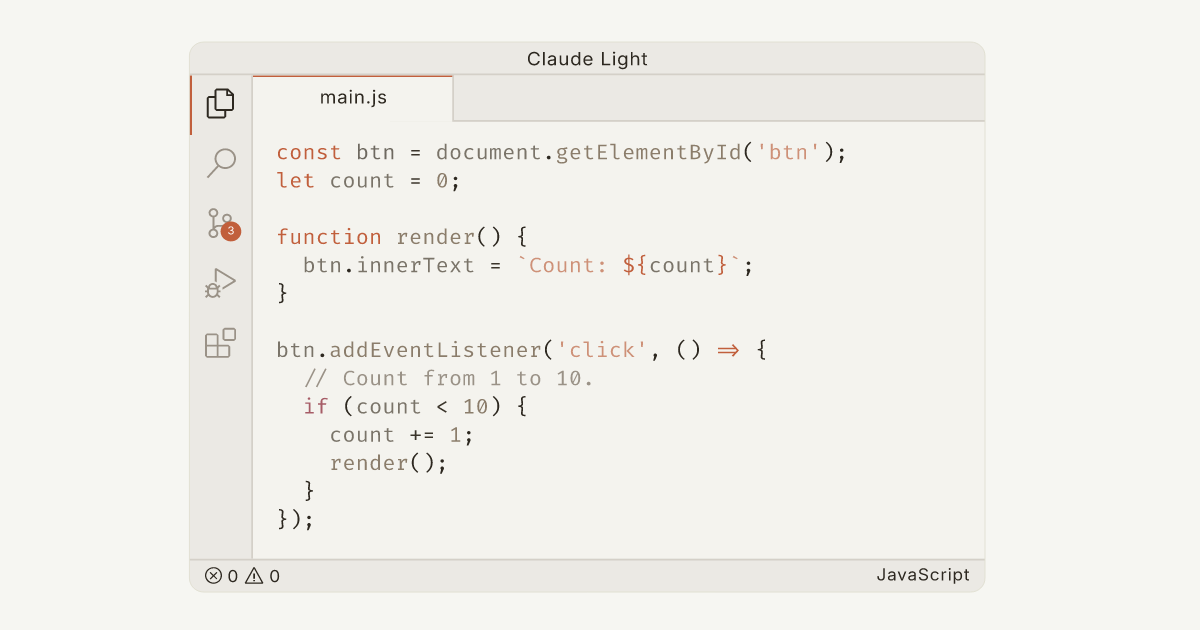 Claude Themes by pnyro | VS Code Themes