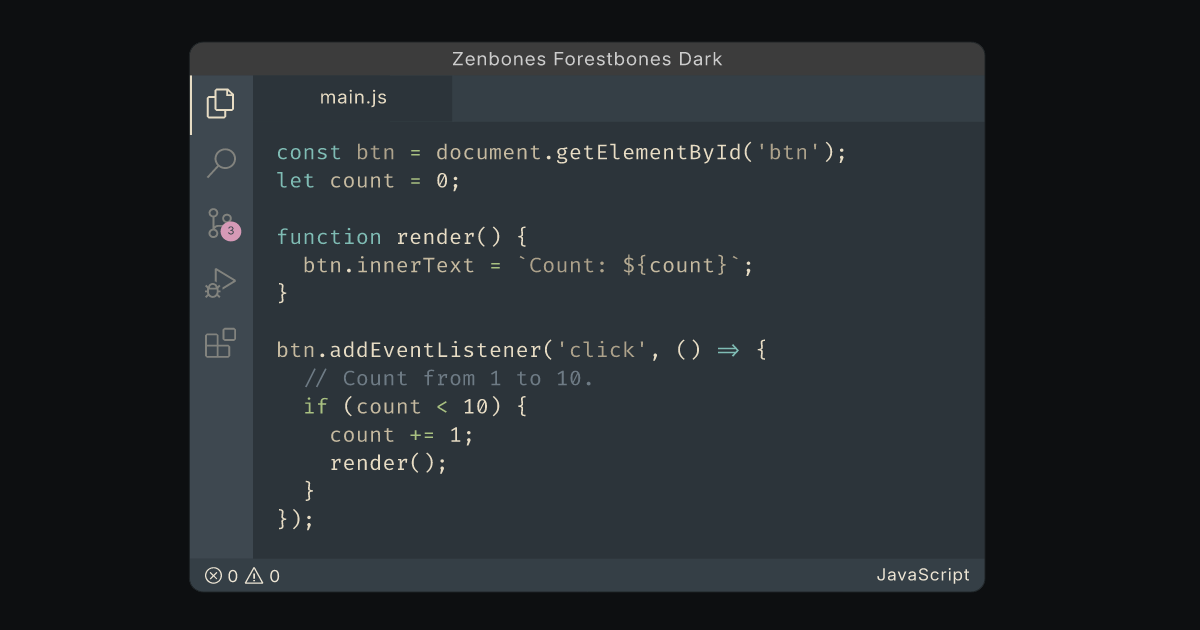 Zenbones Themes by rpbritton | VS Code Themes