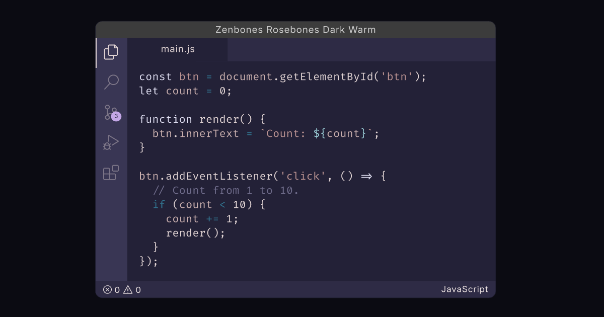 Zenbones Themes by rpbritton | VS Code Themes