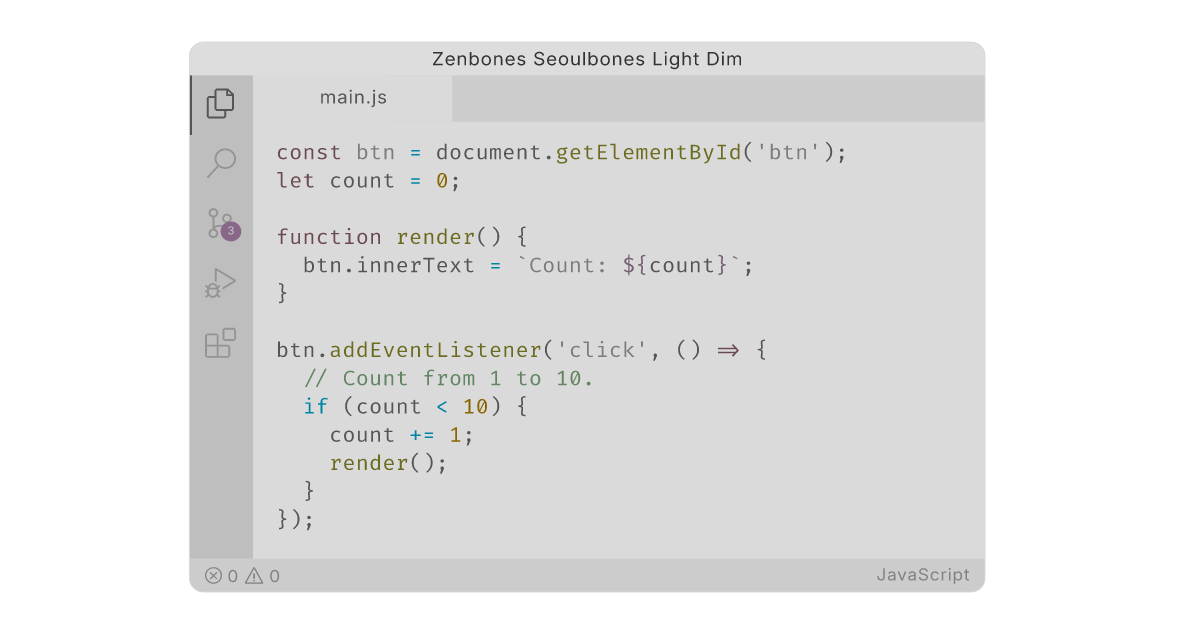 Zenbones Themes by rpbritton | VS Code Themes