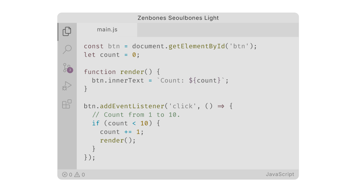 Zenbones Themes by rpbritton | VS Code Themes