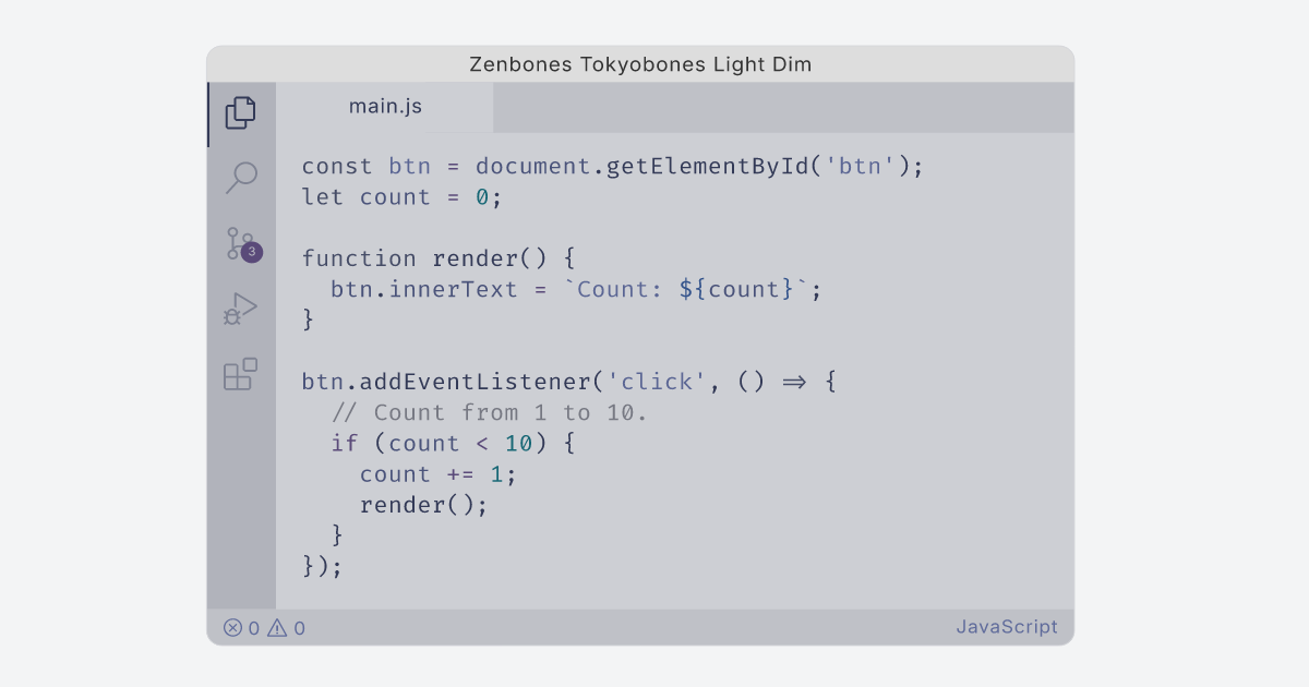Zenbones Themes by rpbritton | VS Code Themes