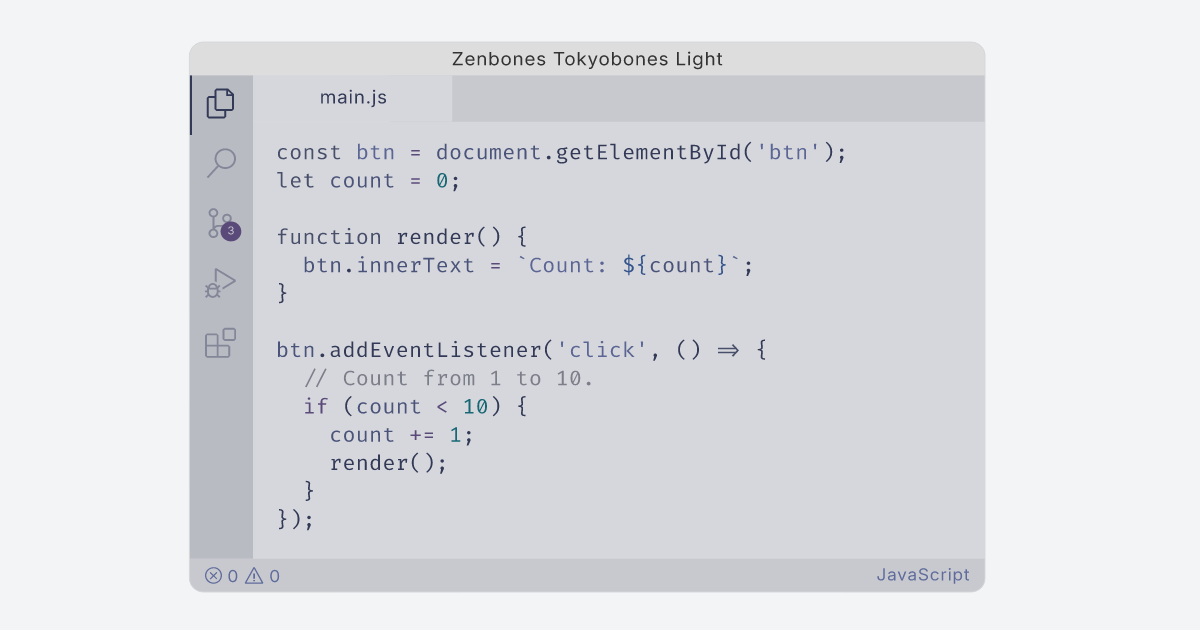 Zenbones Themes by rpbritton | VS Code Themes