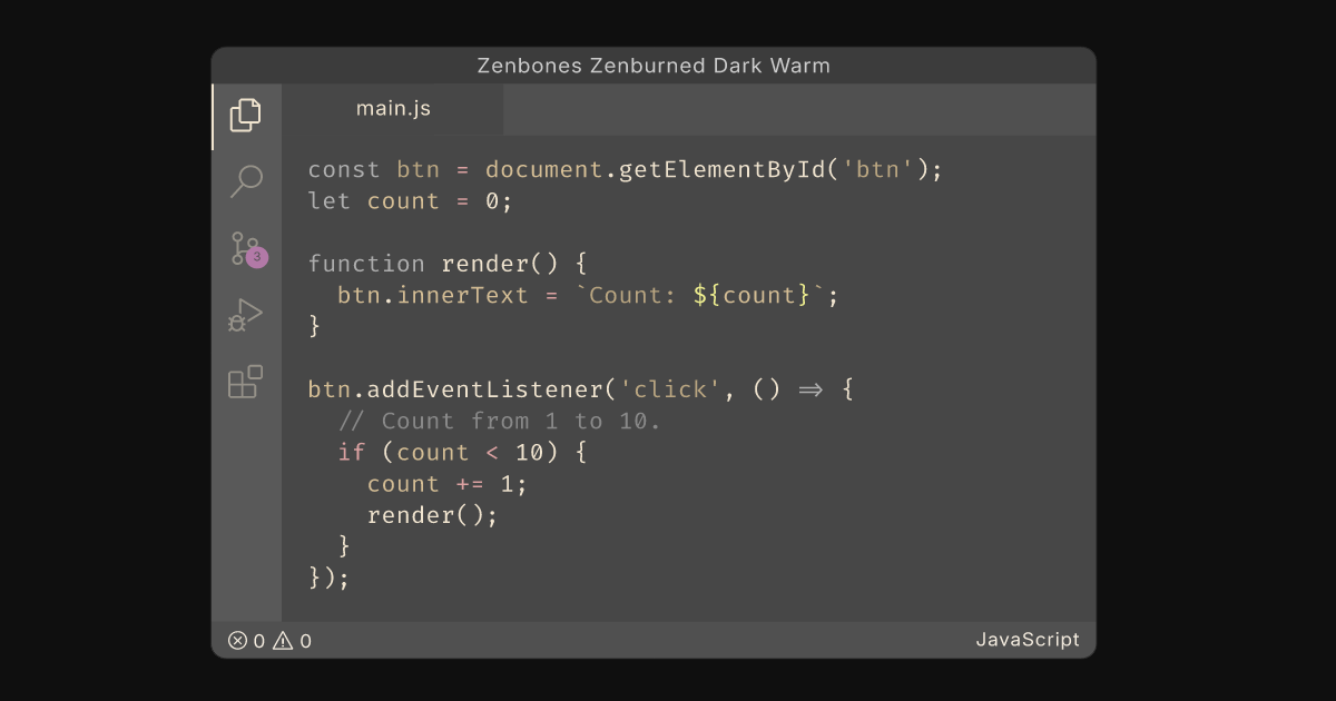 Zenbones Themes by rpbritton | VS Code Themes