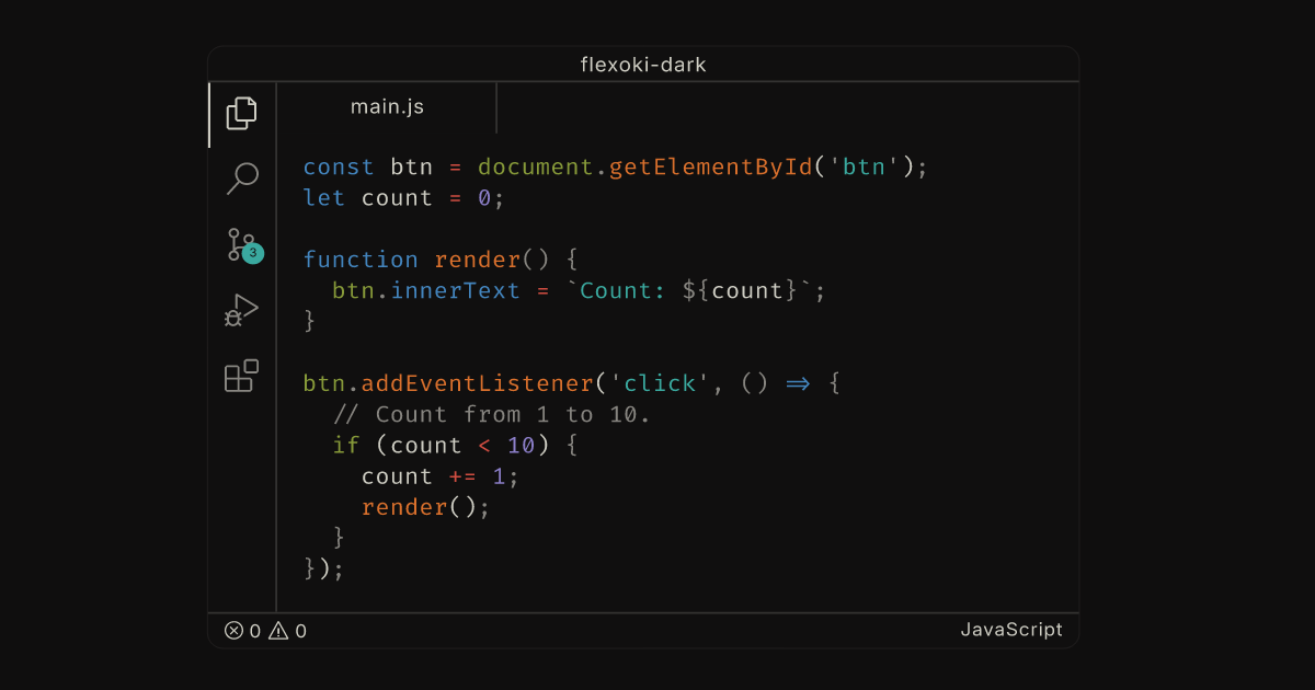 flexoki-dark by david-git-dev | VS Code Themes