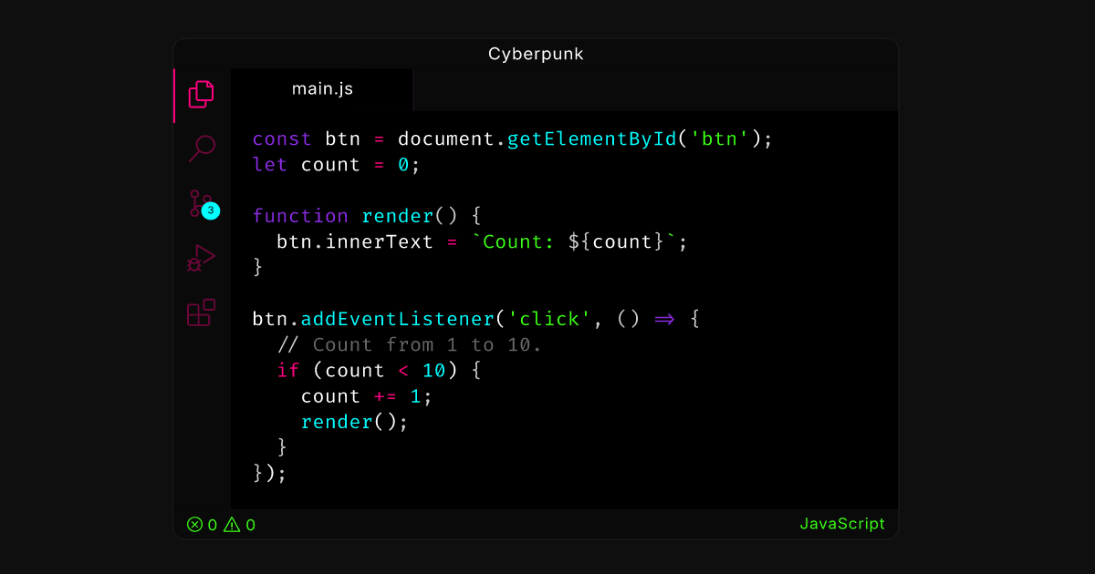 Ttera Themes by sserafy | VS Code Themes