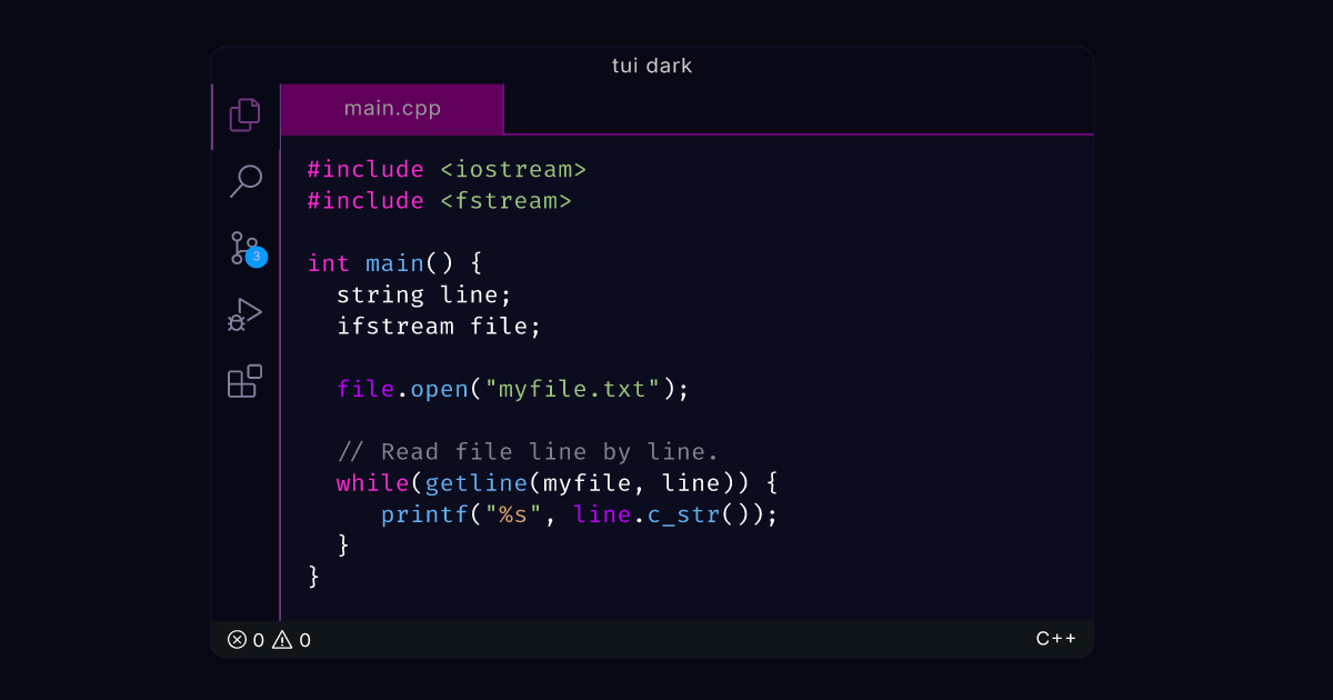 tuitheme by tui | VS Code Themes