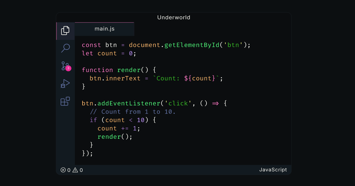 Underworld By Underworld VS Code Themes Underworld By Underworld VS Code Themes